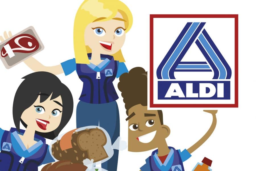 Aldi Character Illustraties | OnDuty voor Aldi | Always OnDuty!